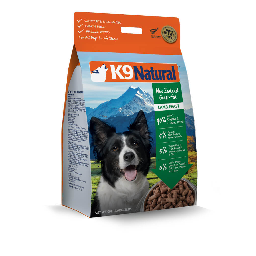 K9 Natural Freeze-dried Lamb Feast (500g/1.8kg/3.6kg)
