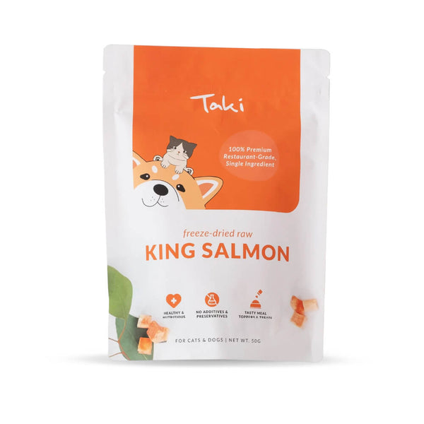 Taki Freeze-dried King Salmon Treats (Value Pack)