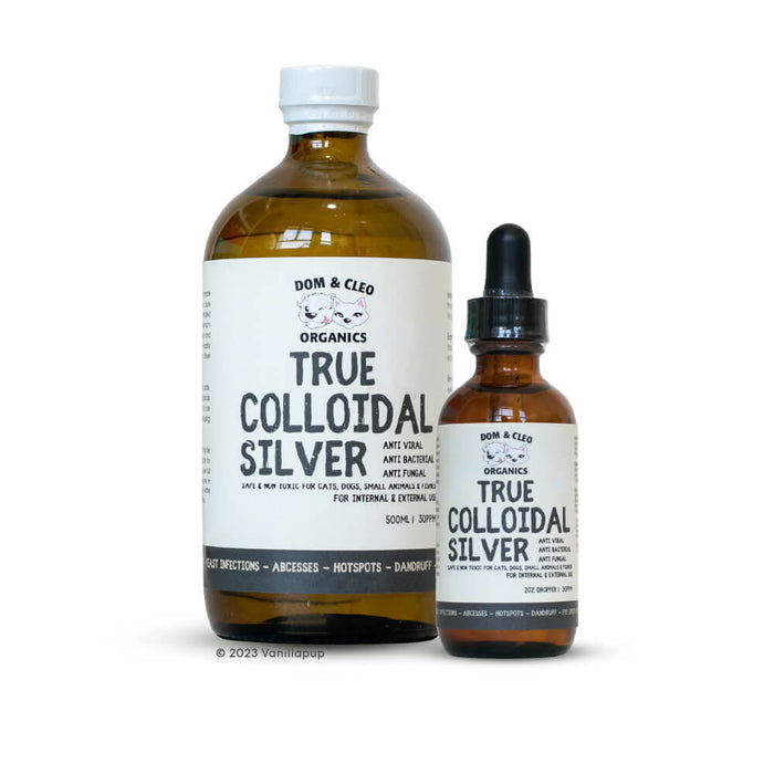 Dom & Cleo Organics True Colloidal Silver | 500ml Refill