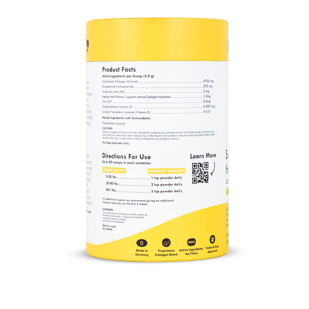Happy Days Collagen Joint Supplement for Adult Dogs