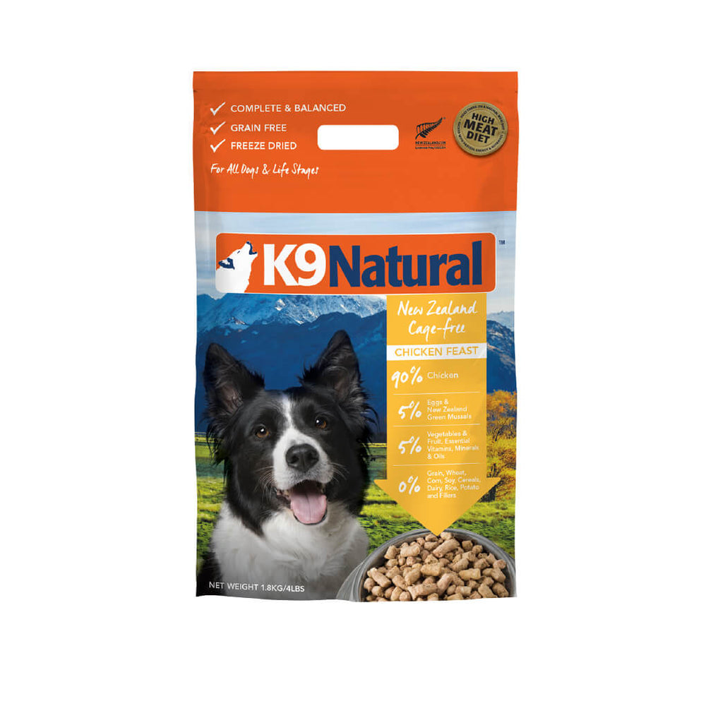 K9 Natural Freeze-dried Chicken Feast (500g/1.8kg/3.6kg)